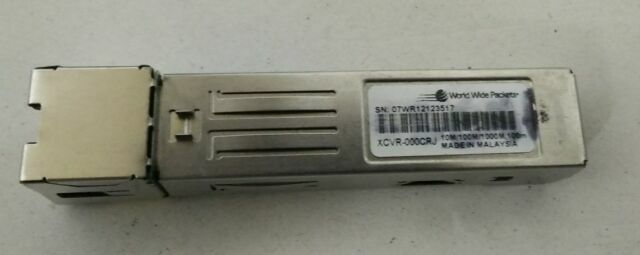 Worldwide Packets Xcvr-000crj SFP 100m Copper SFP Rj45 Connector Ciena ...