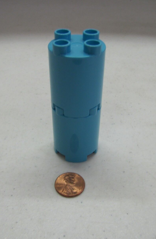 Lego Duplo 2 Azure Blue Cylinder Cylinders 2X2 Colors Building Blocks ...