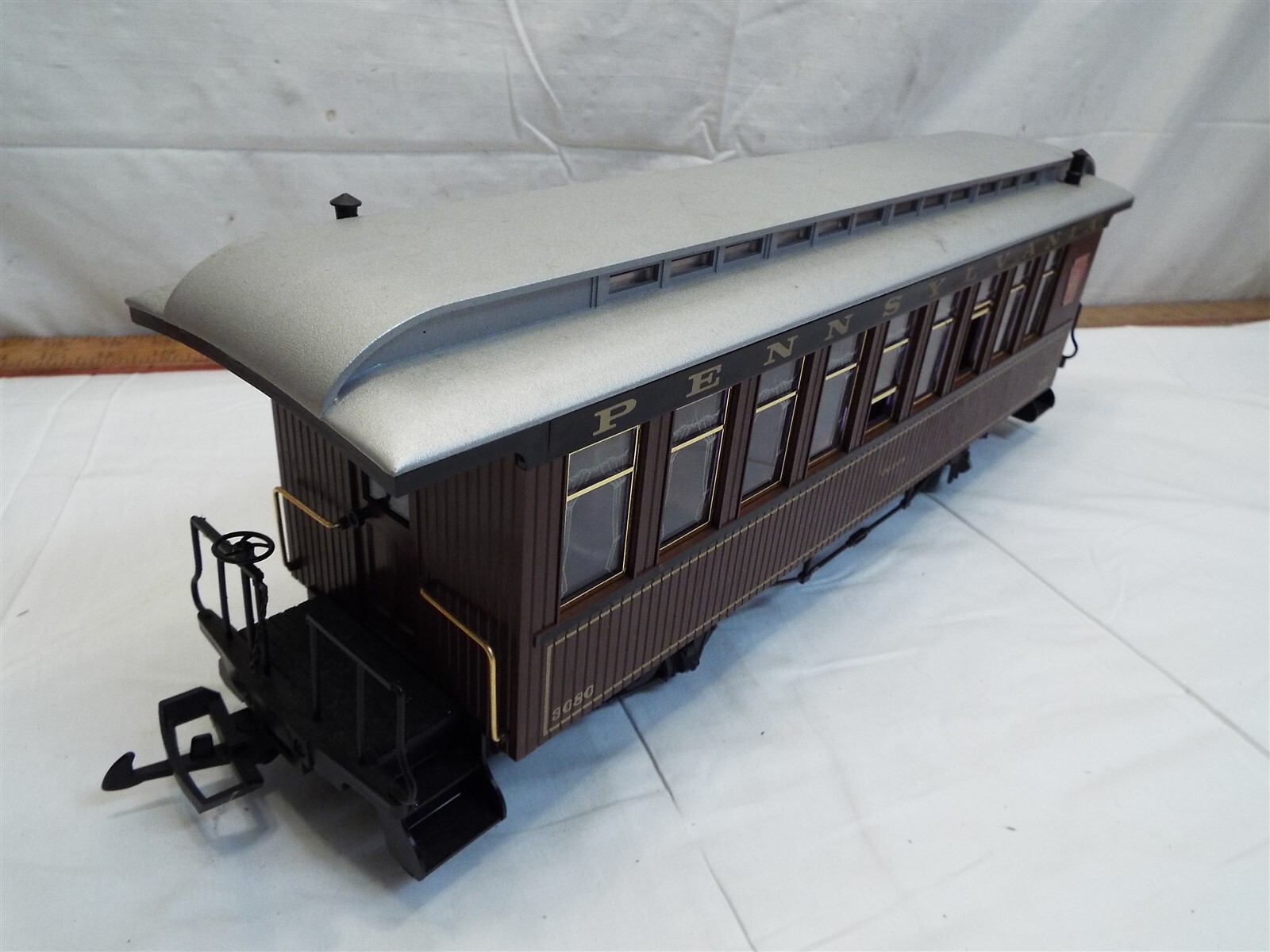 LGB PRR G Scale Passenger Coach Car Rolling Stock 3280 Pennsylvania w ...