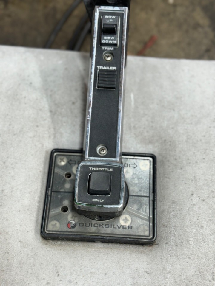 MERCRUISER QUICKSILVER SHIFTER WITH CABLES 17’ boat | eBay