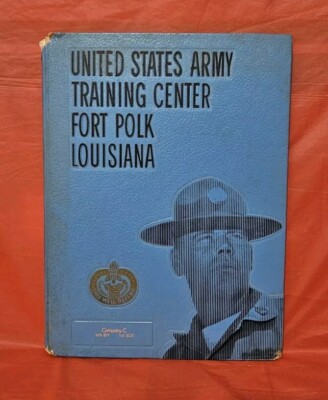 Vintage US Army 1975 Fort Polk Louisiana Yearbook Company C 6th ...