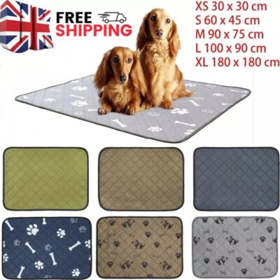 Large Washable Pet Pee Pads Mats Puppy Training Pad Toilet Wee Cat Dog ...