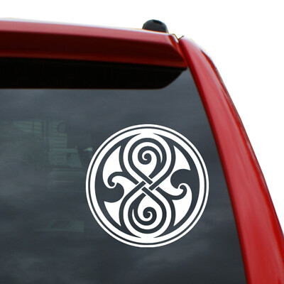 Dr. Who / Gallifrey Symbol Vinyl Decal | Color: White | 5" tall | eBay