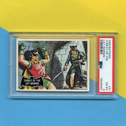 Original 1966 Topps Batman Black Bat Trading Card #31 PSA 4 | eBay