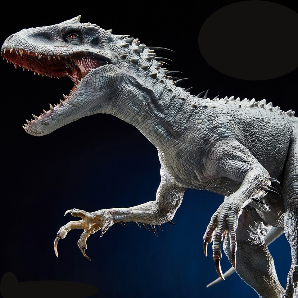 W-DRAGON Indominus Rex Tyrannosaurus Rex Dinosaur Statue Collectible ...