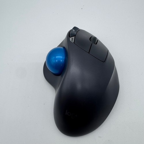 Logitech M570 Wireless Trackball Mouse Black Blue | eBay