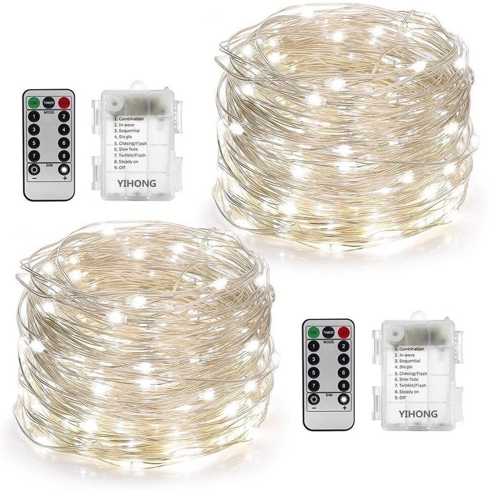 Fairy Lights Battery Operated String Light Remote String Lights For ...
