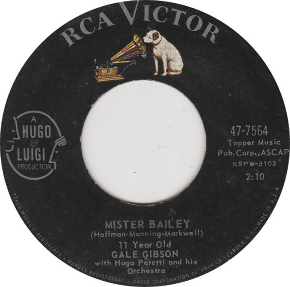 11 Year Old Gale Gibson*, Hugo Peretti And His Orchestra* - Adonis ...