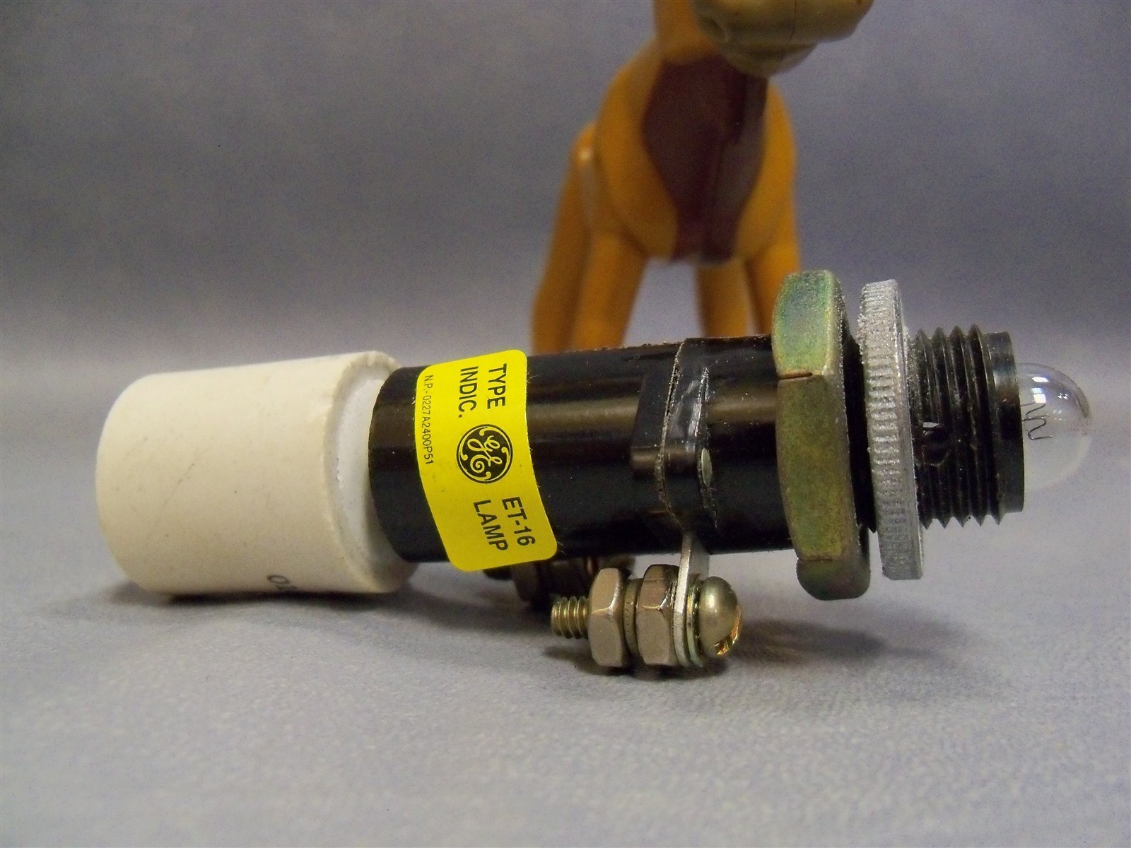 GE Indicating Lamp ET-16 WHITE 0116B6708G-3 125V 2000 OHMS | eBay
