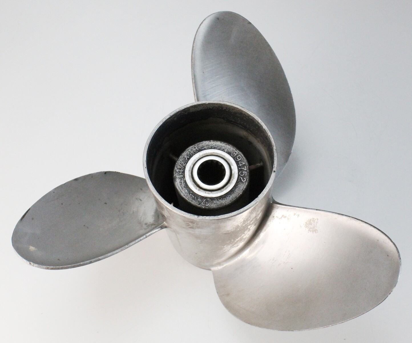 14.5 X 18 Evinrude Raker V6 Stainless Steel Propeller for sale online ...
