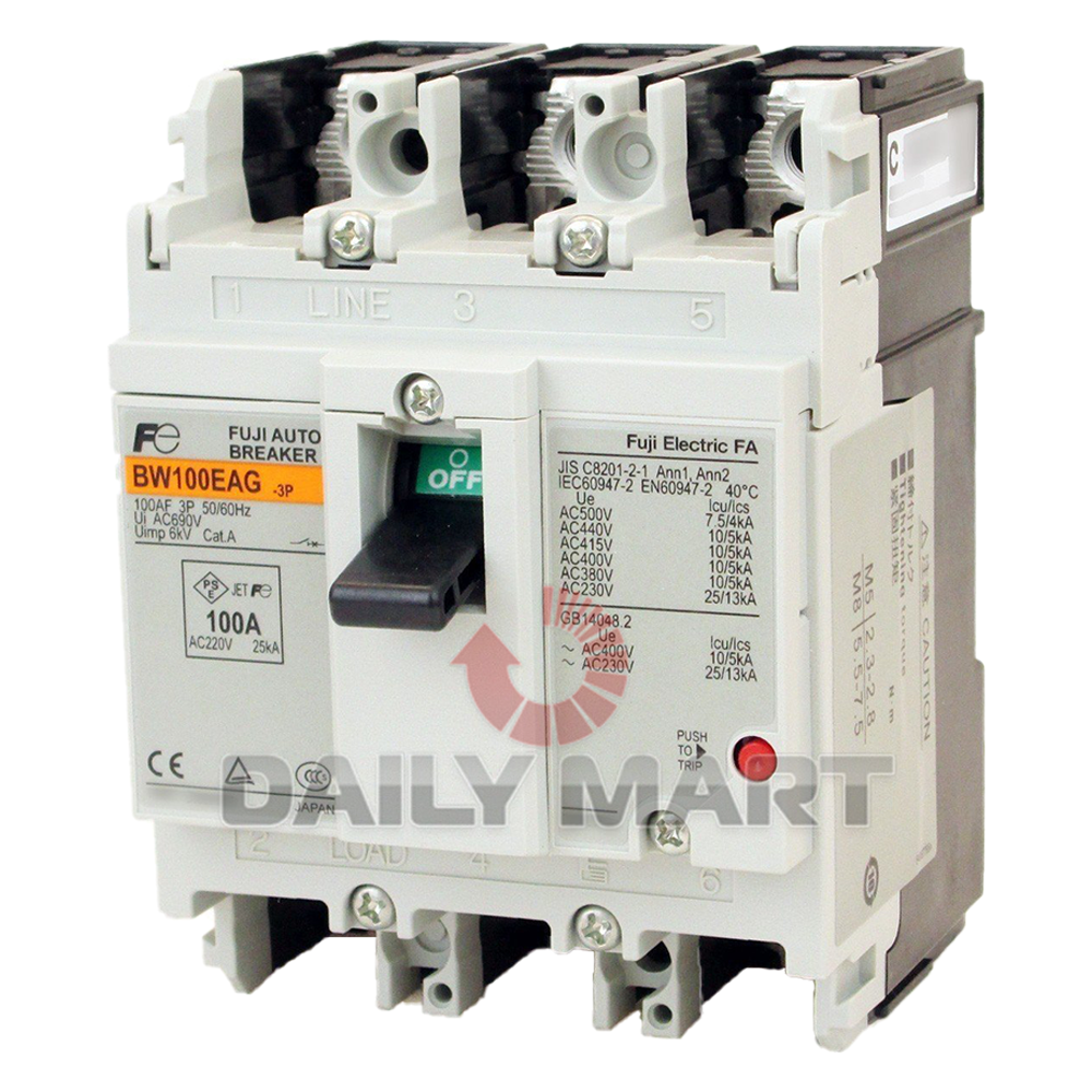 New In Box FUJI BW100EAG Circuit Breaker 3P 100A | eBay