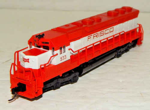 Kato - N Scale Frisco EMD SD-45 Locomotive #933 - Custom Painted, Pre ...