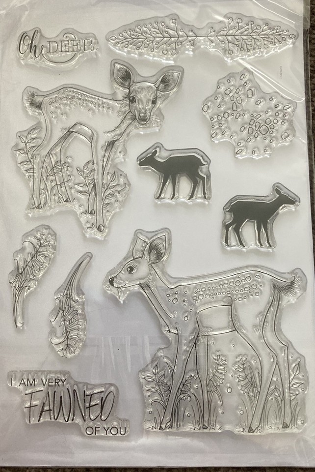 Pink Ink Designs Baby Fawn Stamp Set | eBay UK