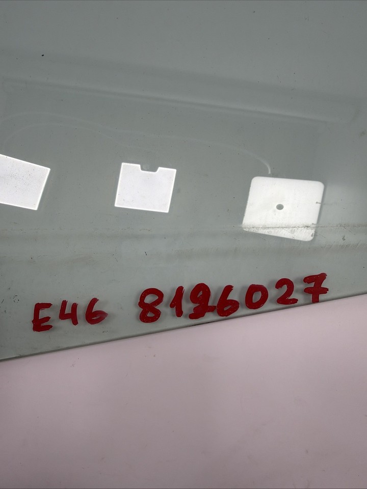 BMW N/S Left Passenger Rear Drop Glass Fits E46 Saloon 8196027 | eBay UK