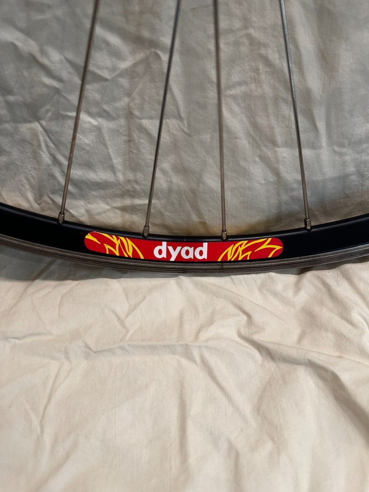 Velocity Dyad 36h Rim Brake 700c Front Wheel Hugi Hub Black | eBay UK