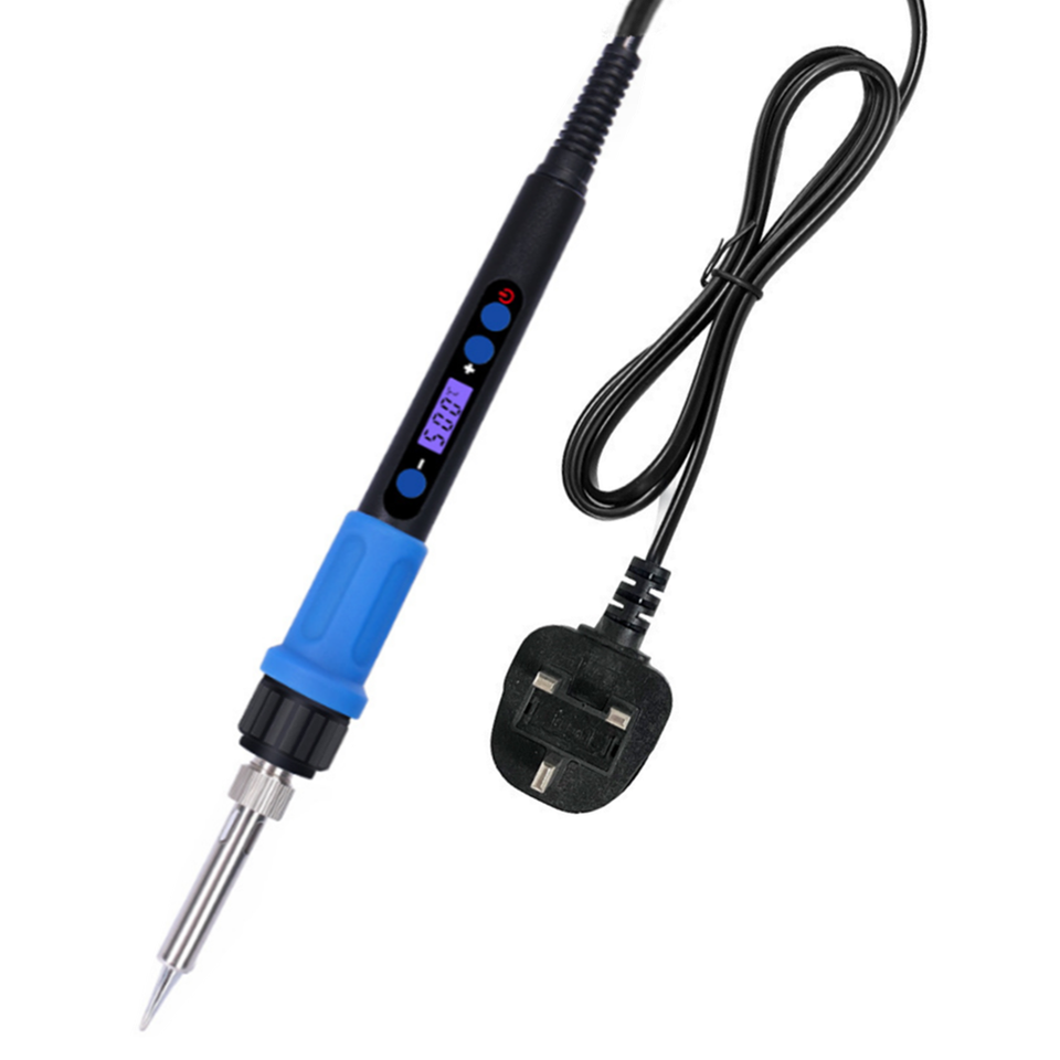 100W Soldering Iron Kit Digital LCD Welding Iron Tool Tips Temperature ...