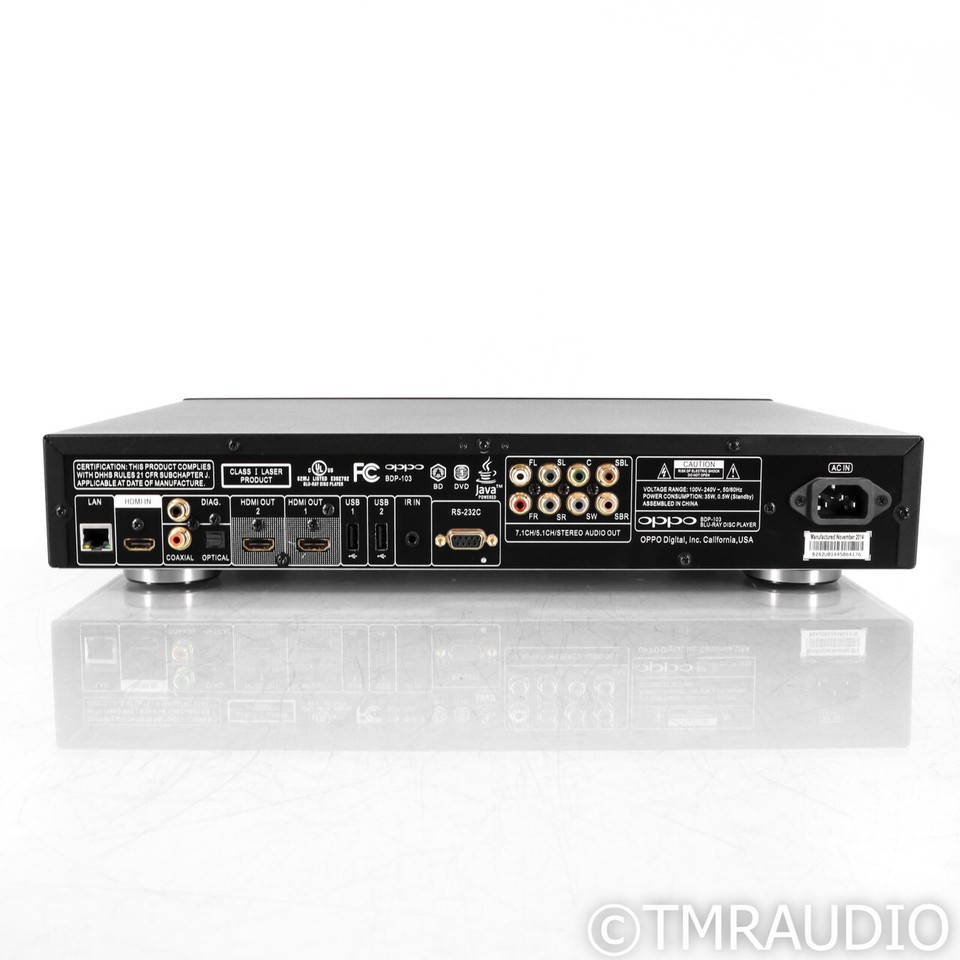 Oppo BDP-103 Universal Blu-ray Player; CD & SACD (1/6) | eBay