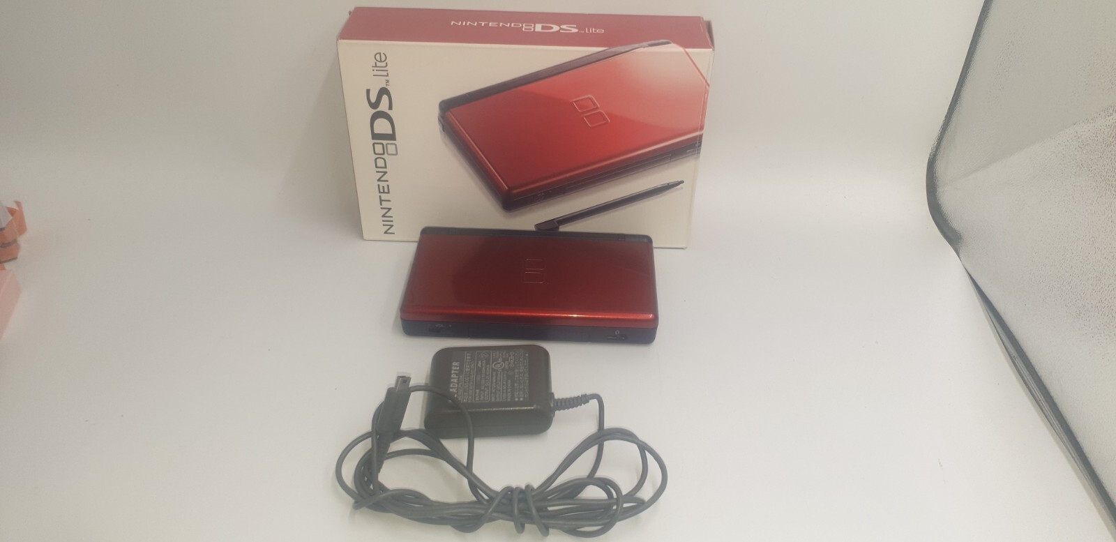 Nintendo DS Lite! Crimson Red Black HANDHELD Game Console, Boxed | eBay