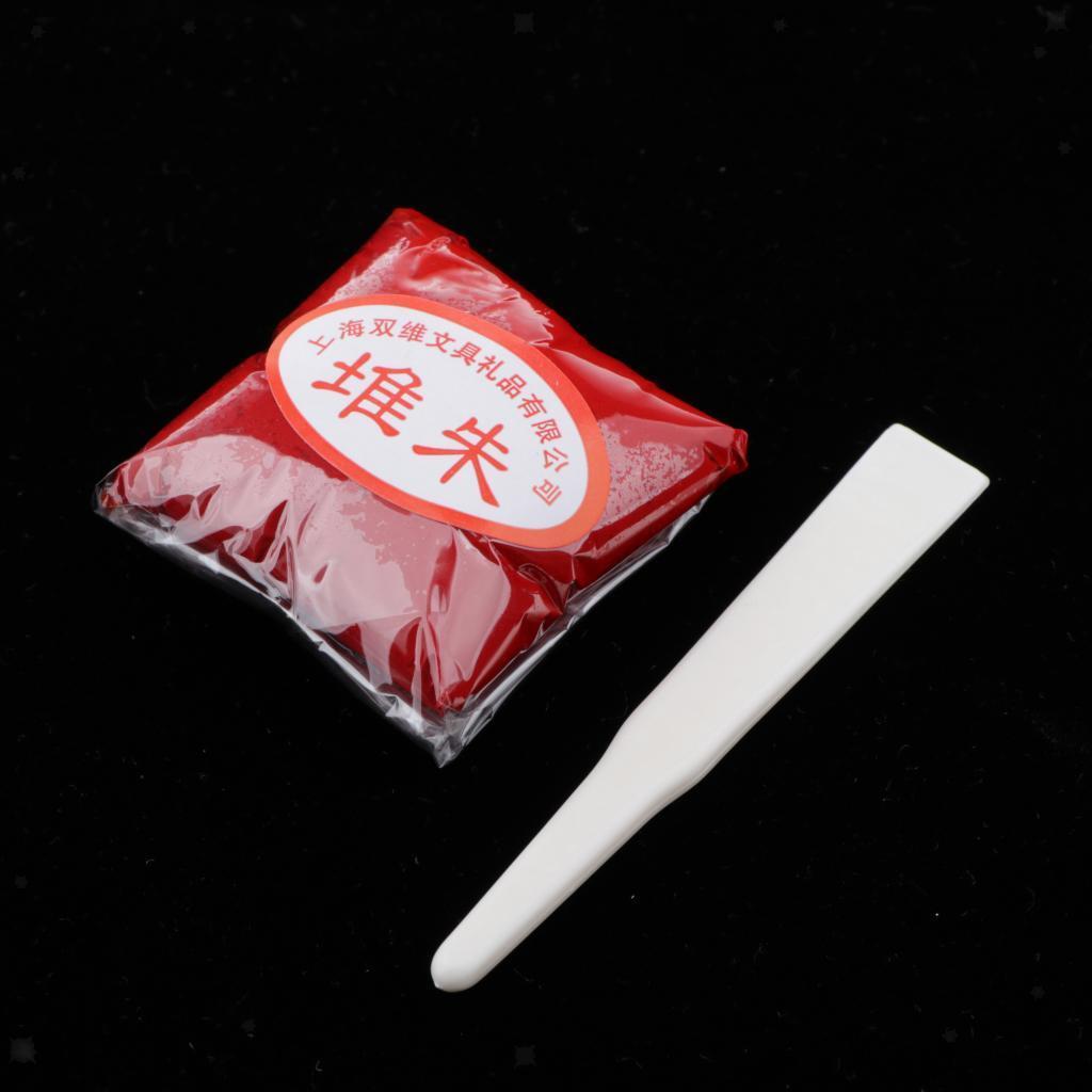 30g Red Ink Paste for Stamp Seal Ink Pad Calligraphy Painting Tool | eBay