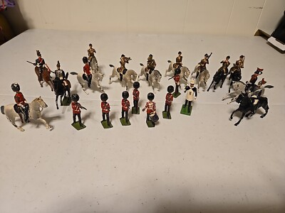 Vintage Britains Lead Figures, Mixed Lot Of 21, No Boxes Mixed ...