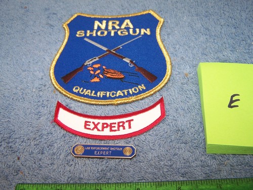 Lot of 3 NRA Patches Awards Shotgun Qualification w/ Expert Rocker + | eBay