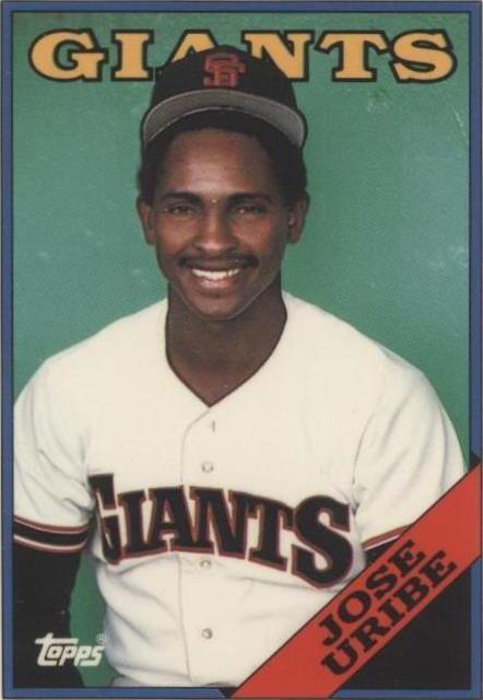 1988 Topps - Jose Uribe #302 Collector's Edition (Tiffany) for sale ...