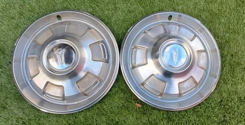 2 x 14 inch CHRYSLER VALIANT HUBCAPS WHEEL COVERS DODGE PLYMOUTH ...
