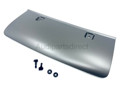 NEW GENUINE AUDI Q7 10-16 REAR BUMPER TOW HOOK BAR COVER CAP GREY ...