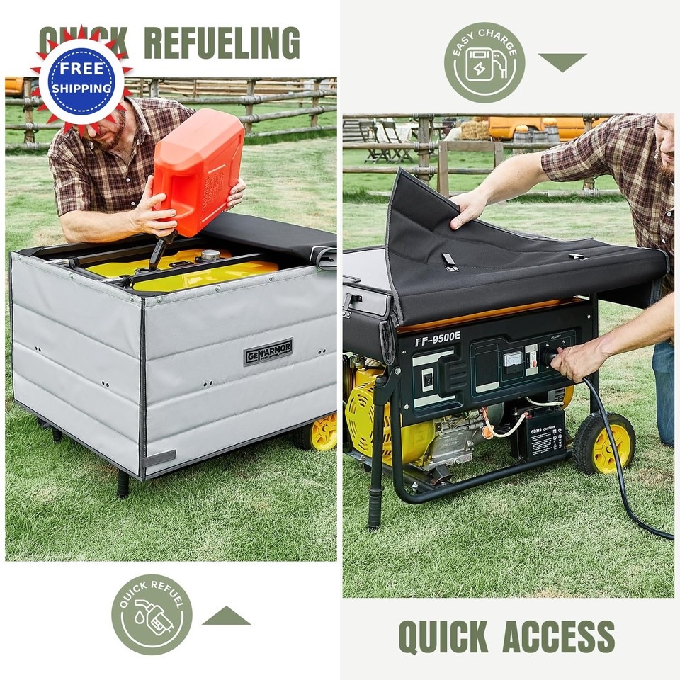 Generator Cover Tent Waterproof Heavy Duty Portable Outdoor 4000w ...