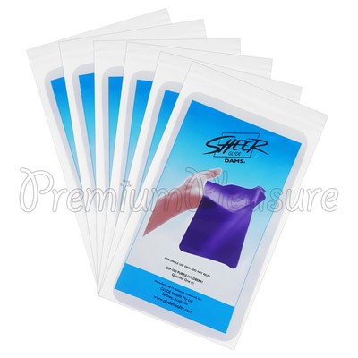Sheer Glyde Dams Purple Wildberry flavored Dental Silky thin latex ...