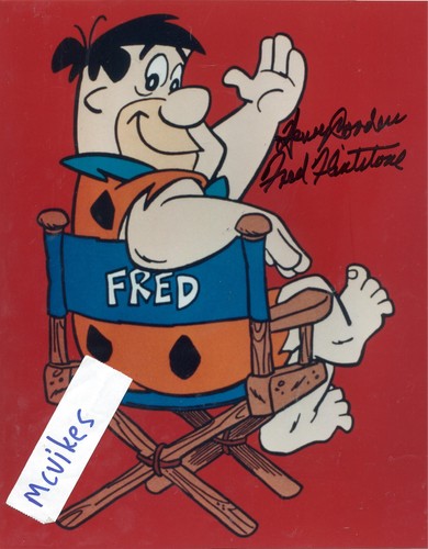Henry Corden Voice of Fred Flintstone Autographed Signed 8x10 Photo COA ...