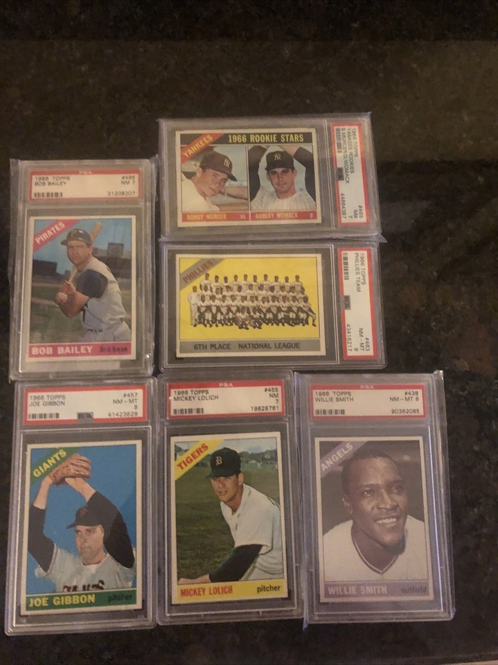 1966 Topps Baseball Cards Complete Set-Ex+ | eBay