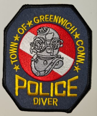 TOWN OF GREENWICH CONNECTICUTT POLICE DIVER PATCH NEAR MINT | eBay
