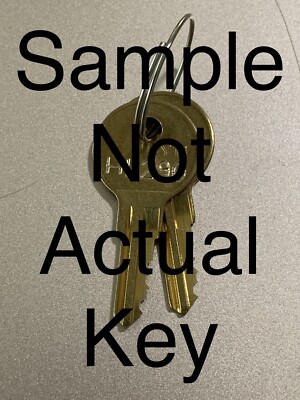 CH501-CH550 2 Keys for Bauer Better Built Truck Tool Box Locks Cut to ...