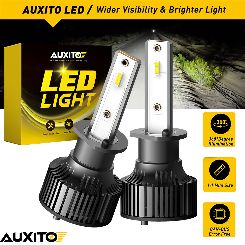 16000LM With Fan H1 LED Headlight 6500K High Low Beam Driving Lamp ...