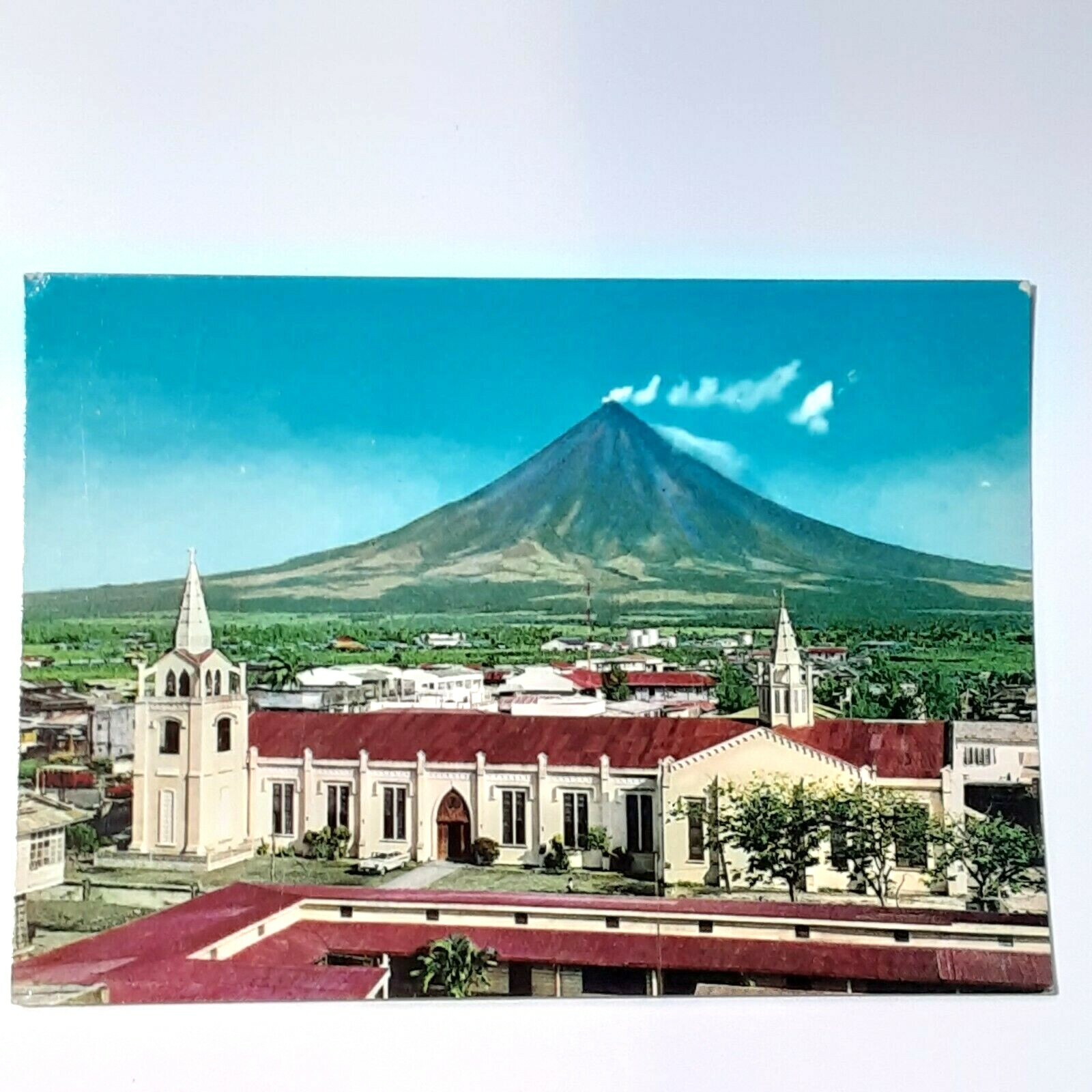 Legaspi City Church & Mayon Volcano Philippines National Book Store ...