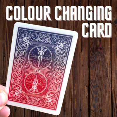 Colour Changing Card - Bicycle Card Magic Gimmicked Card | eBay