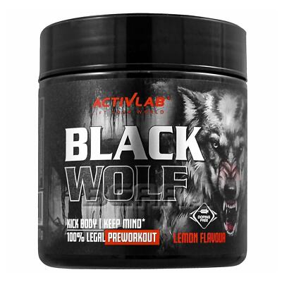Activlab Black Wolf 300 g Hardcore Pre-Workout Pump Endurance Booster ...