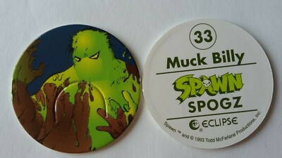 SPAWN Spogz Pogs by Eclipse Todd McFarlane, 1993 #33 - Muck Billy | eBay