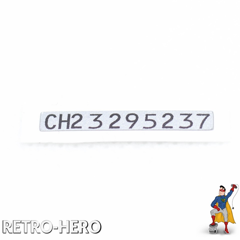 Seriennummer für GameBoy Color Serial Number Sticker ID EU GBC Game Boy ...