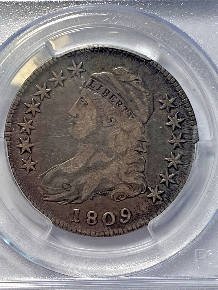 1809 50 Cents . Half Dollar Capped Bust Half Dollar PCGS VF30 KM#37 | eBay