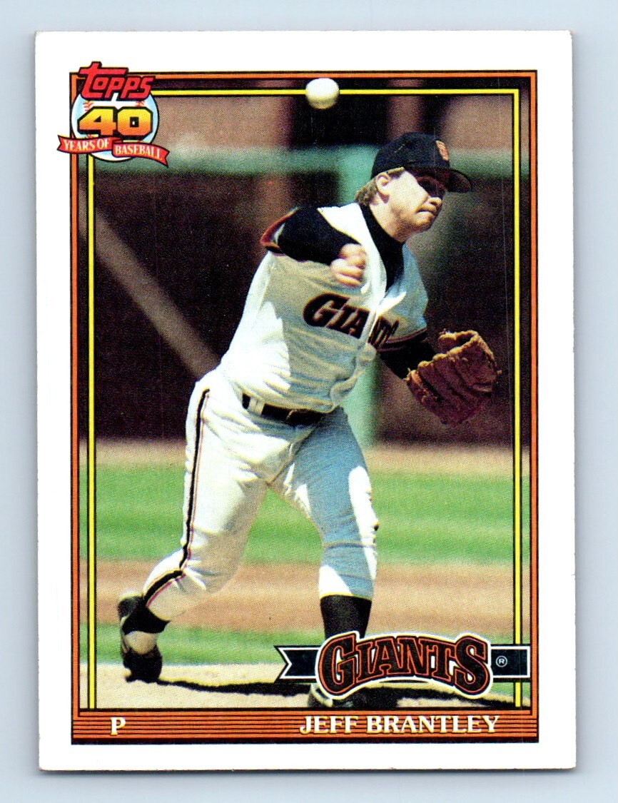 1991 Topps Jeff Brantley San Francisco Giants #17 | eBay