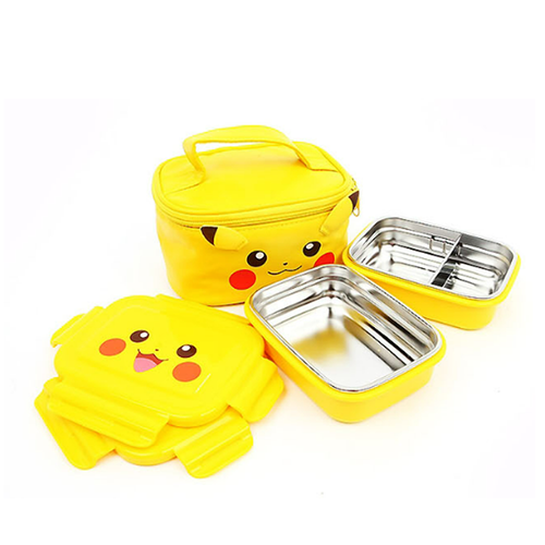 Pokemon Three-Dimensional Double Lock Stent Lunch Box - made in KOREA ...