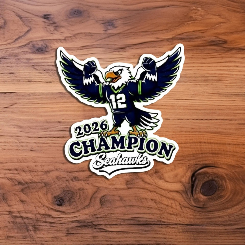 Seattle Seahawks Sticker Variants Choose Your Design NFL Champions ...