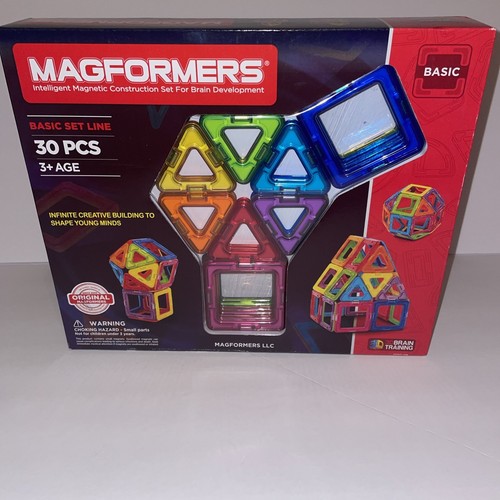MAGFORMERS 63076 30-Piece Magnetic Construction Set, New In Box | eBay