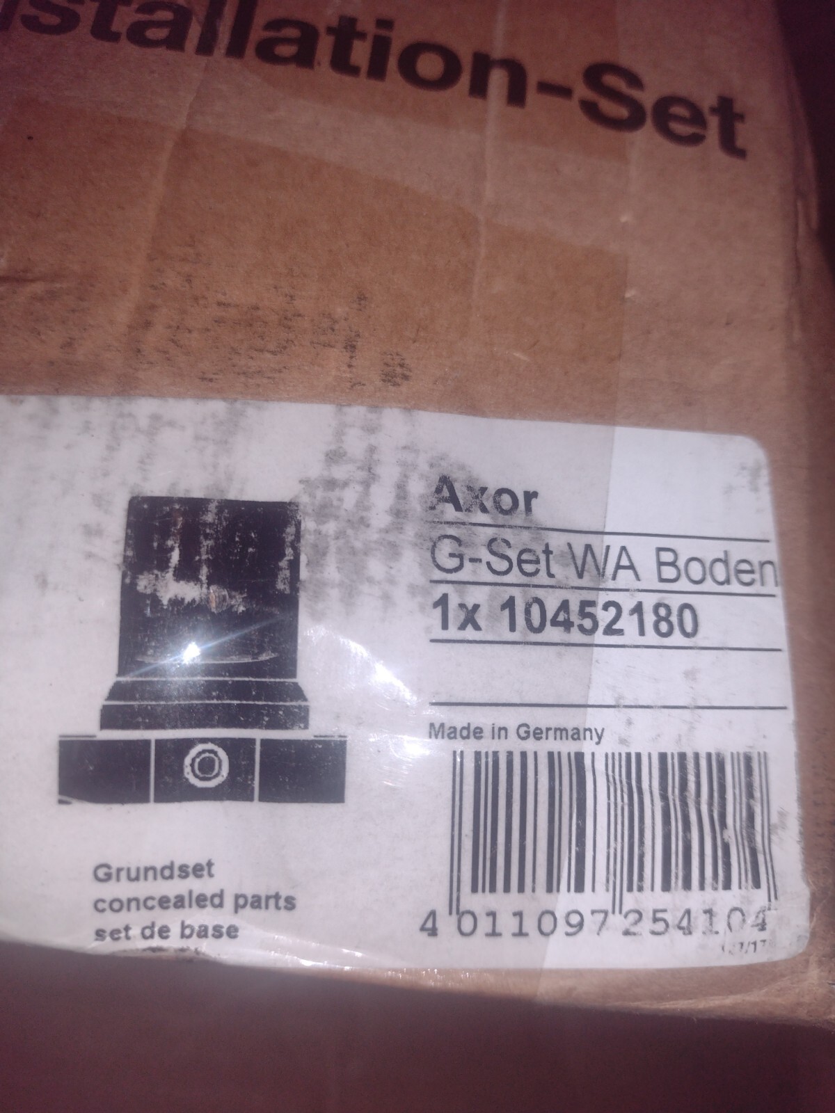 Hansgrohe 10452180 Base Set AXOR Starck Twin Handle Bath Tub Faucet for ...