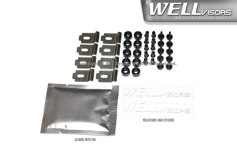 WELLvisors For Lexus RX350 RX450h 10-15 Window Visors Rain Guards Wind ...