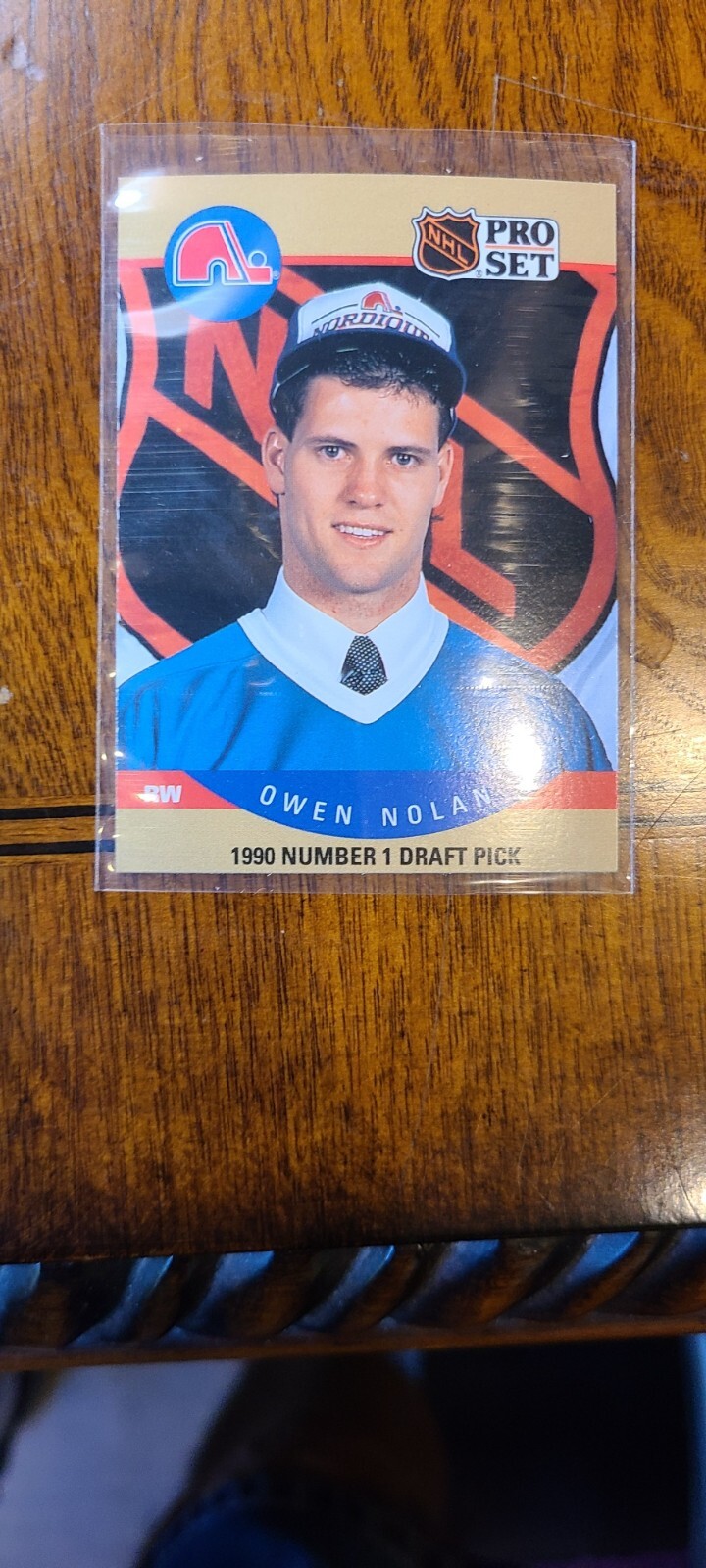 1990 Pro Set Hockey Owen Nolan #401 Rookie Card RC Nordiques | eBay