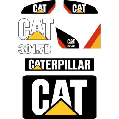CAT 301-7D Decals , repro decal sticker set | eBay