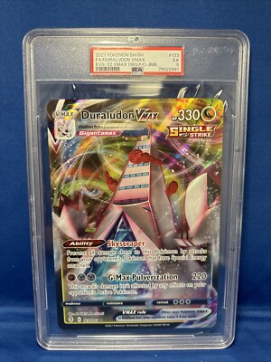 Pokemon Card Duraludon VMAX 123/203 Evolving Skies Ultra Rare Jumbo Psa ...